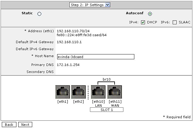 Running the Initial Configuration Wizard